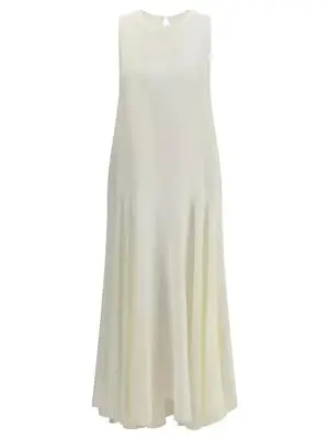 P.a.r.o.s.h Sleeveless Midi Dress - White
