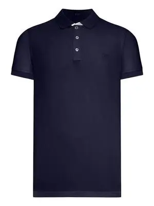 FAY Logo-embroidered Polo Shirt - Blue