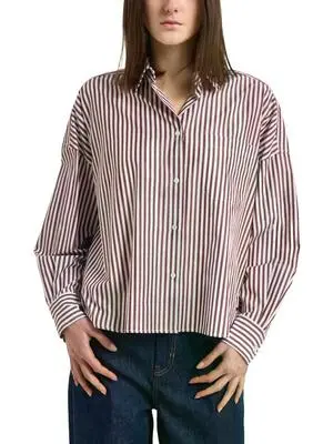 Max Mara Striped Shirt - Red