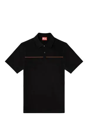 DIESEL® Short Sleeve Polo Shirt - Black