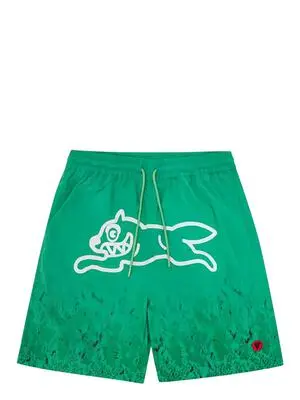 ICECREAM Graphic-print Shorts - Green