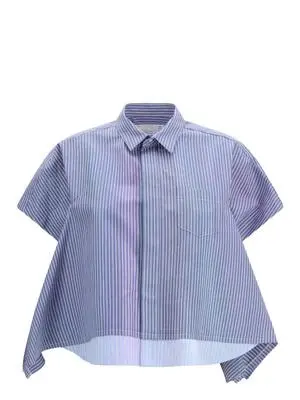 Sacai Striped Shirt - Blue
