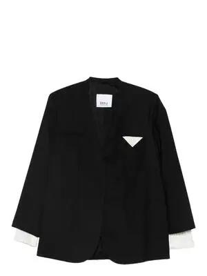 Erika Cavallini Flap-pocket Blazer - Black