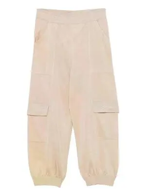 CIRCUS HOTEL Patch Pocket Trousers - Neutrals