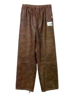 Mihara Yasuhiro Paneled Trousers - Brown