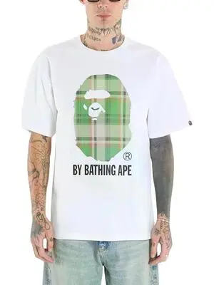 A BATHING APE Graphic Print T-shirt - White