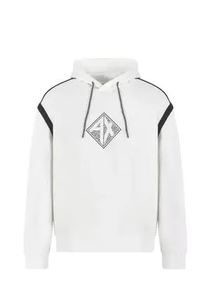 Armani Exchange Graphic Hoodie - White