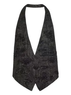 Dsquared2 Open-back Vest - Black