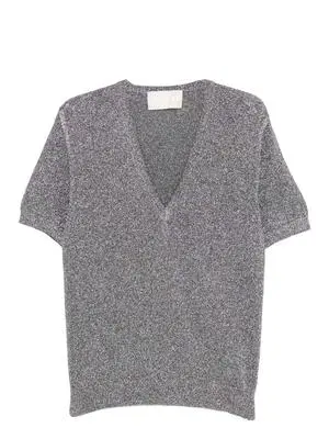 CIRCUS HOTEL Short-sleeve Top - Grey