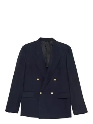 LARDINI Double-breasted Button Jacket - Blue