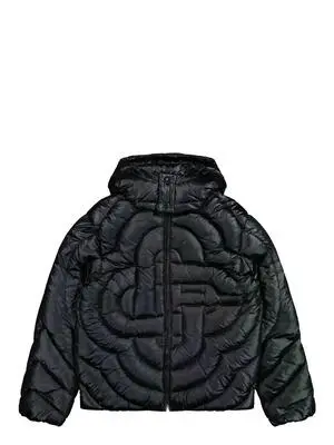 Casablanca Monogram-quilted Puffer Jacket - Black