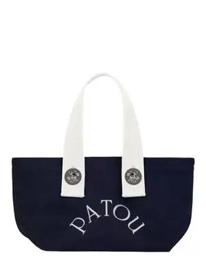 Patou Trapeze Tote Bag - Blue