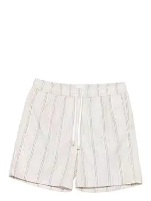 Eleventy Striped Swim Shorts - Neutrals