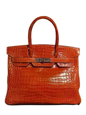 HERMÈS 2013 30 Birkin Crocodile Tote Bag