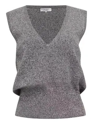 JW Anderson Lace-trimmed Vest - Grey