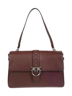 Pinko Leather Shoulder Bag - Brown