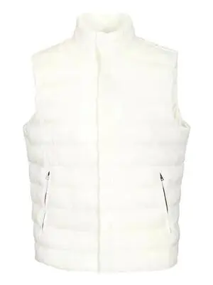 Herno Zip-up Padded Gilet - White