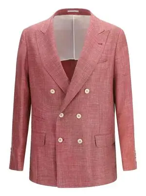 Brunello Cucinelli Double-breasted Jacket - Red