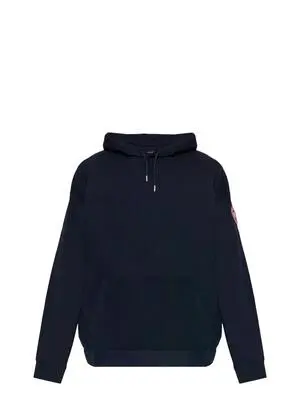 Canada Goose Logo-patch Hoodie - Blue