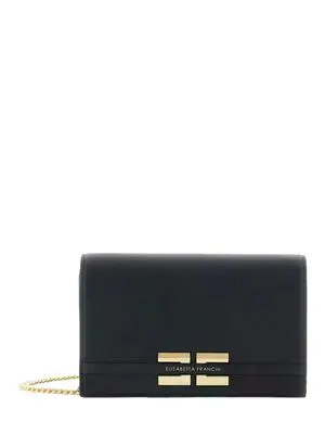 Elisabetta Franchi Chain-strap Shoulder Bag - Black