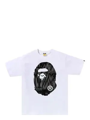A BATHING APE Speed-racer Big Ape Head T-shirt - White