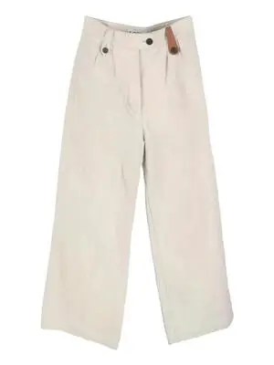 Loewe Wide-leg Trousers - Neutrals
