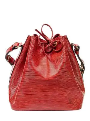 LOUIS VUITTON 1995 Pm Noé Bucket Bag - Red