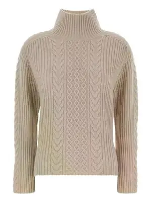 Max Mara Cable-knit Sweater - Neutrals
