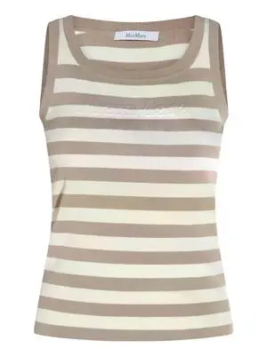 Max Mara Striped Top - Neutrals