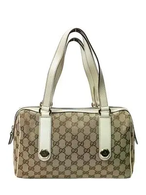 Gucci Monogram Shoulder Bag - Neutrals