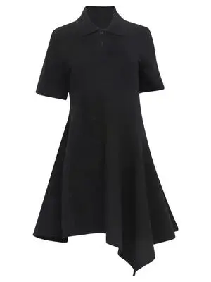 JW Anderson Polo Mini Dress - Black