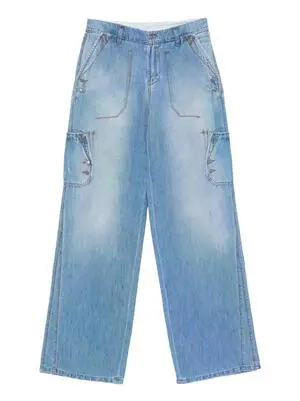 Ermanno Scervino Pocket Denim Trousers - Blue