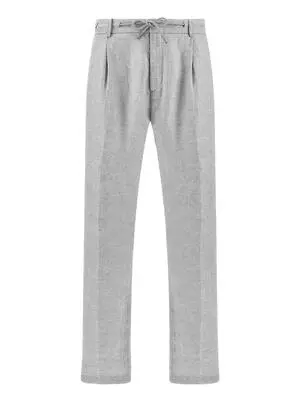 Paul & Shark Drawstring Chino Trousers - Grey