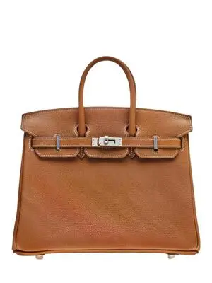 HERMÈS 2025 25 Birkin Palladium Tote Bag
