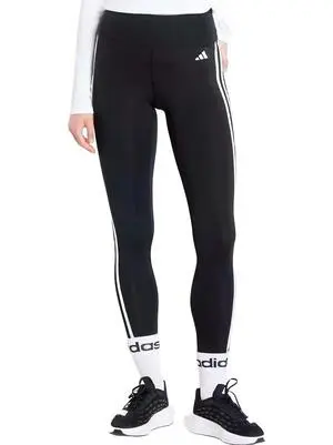 Adidas Essentials 3-stripes High-waisted 7/8 Leggings - Black