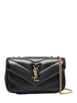 Saint Laurent Leather Crossbody Bag - Black