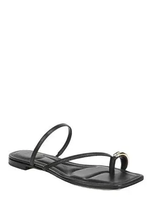 Vince Toe Loop Sandal - Black