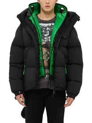 ALPHA STYLE AlphaStyle Kudu Puffer Jacket Darkshine Edition Black