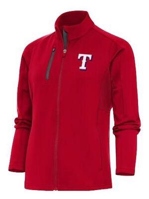 ANTIGUA Texas Rangers Logo Generation Full-zip Jacket - Red