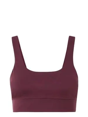 Varley Cori Freesoft Jersey Sports Bra - Burgundy