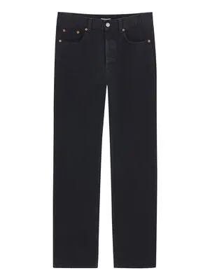 Saint Laurent Straight Leg Jeans - Grey