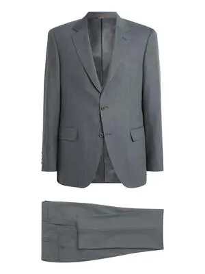 Canali Linen-wool 2-piece Suit - Green