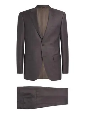 Canali Wool 2-piece Suit - Brown