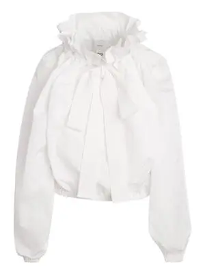 PATOU Tie-detail Iconic Blouse - White
