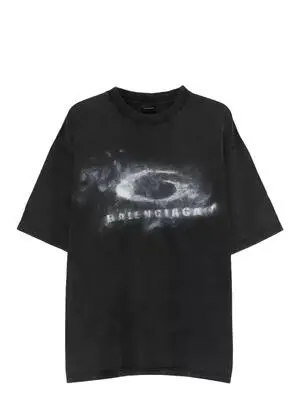 Balenciaga Logo-print T-shirt - Black