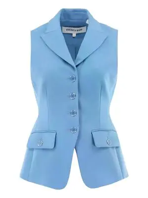 Veronica Beard Benny Waistcoat - Blue