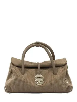 ZANELLATO Handbag With Turn Lock - Brown