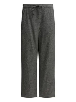 MAX MARA Wide Leg Wool Cashmere Trousers
