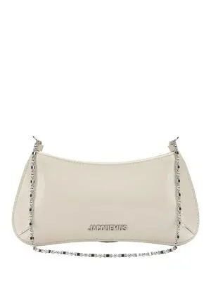 Jacquemus Le Petit Bisou Chaine Small Shoulder Bag - White