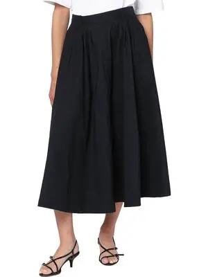 MKDT STUDIO Novo Pleated Skirt - Black